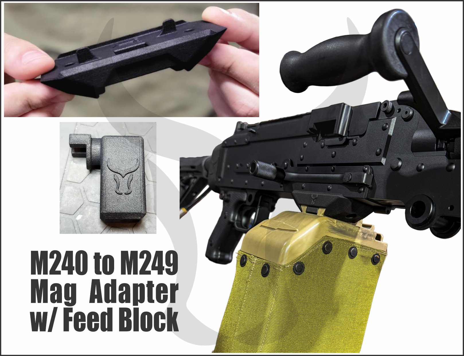 M240 to M249 Mag Adapter Kit | BULL CRAFT – Bull Craft Industries
