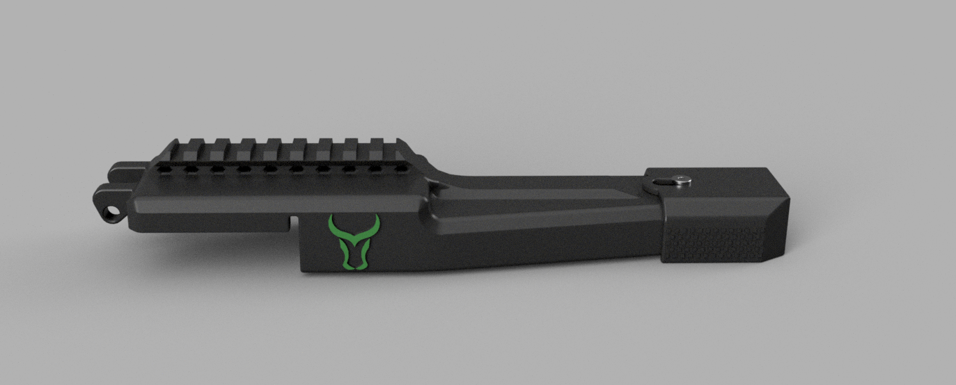 Bull Craft RPD Dust Cover with Picatinny Rail | GRAVIX Series – Bull ...