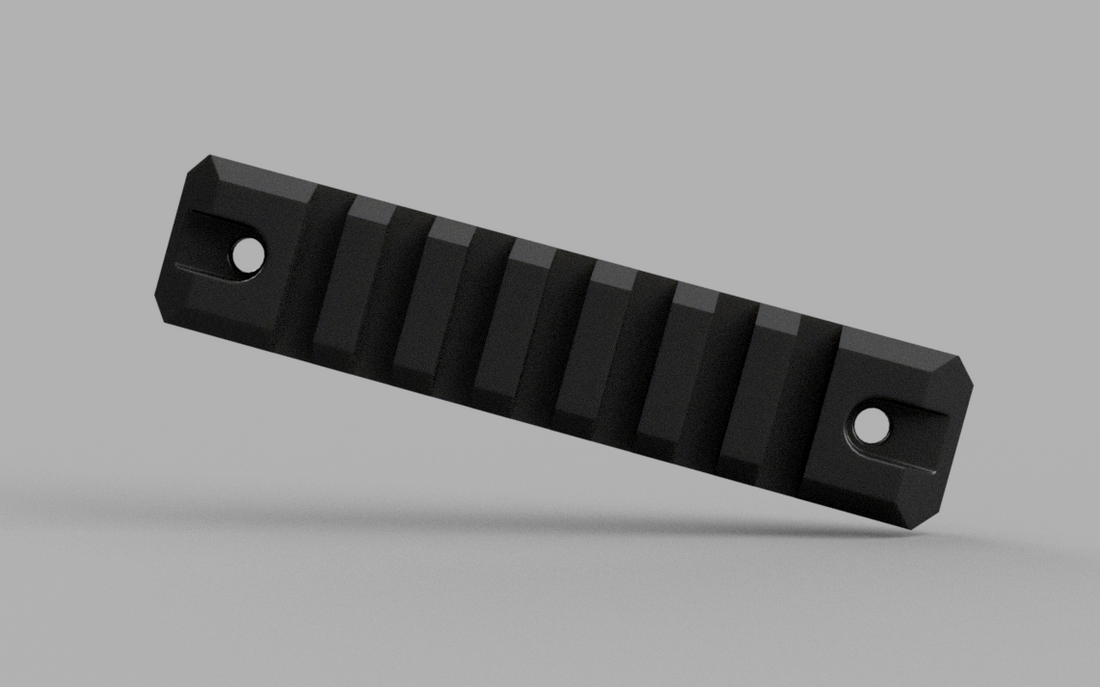 TM MP7 Picatinny Side Rail Section Panels, PAIR – Bull Craft Industries